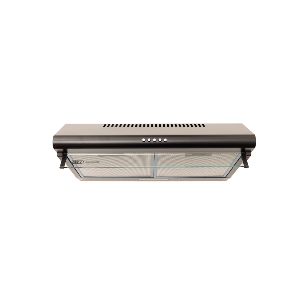 Defy Slimline 600 Cooker Hood - Black – Railway Furnishers